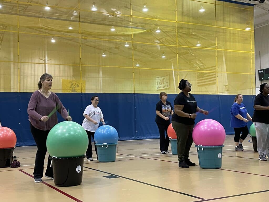 Stix and Kix Drum Cardio Class – Chicago Ridge Park District